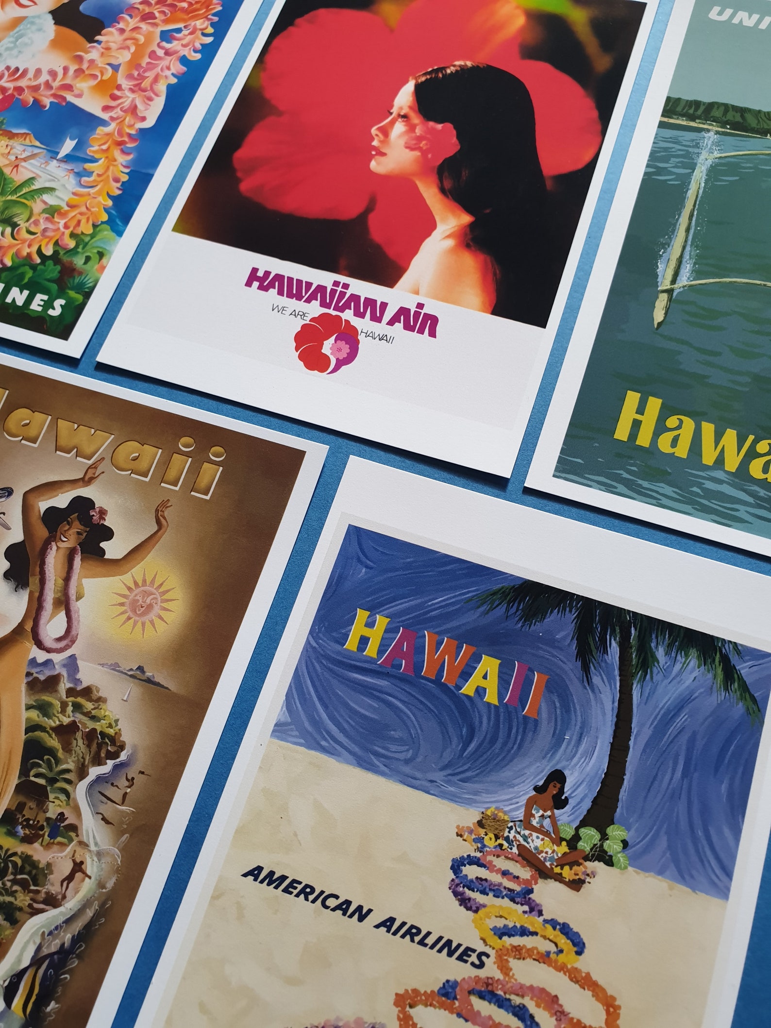 Postcards Set of 5 NEW Stunning Hawaii Vintage Reproduction | Etsy
