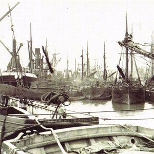 Nostalgia Postcard Garston Dock, Liverpool, C1909 Repro Card #N1152 - Etsy