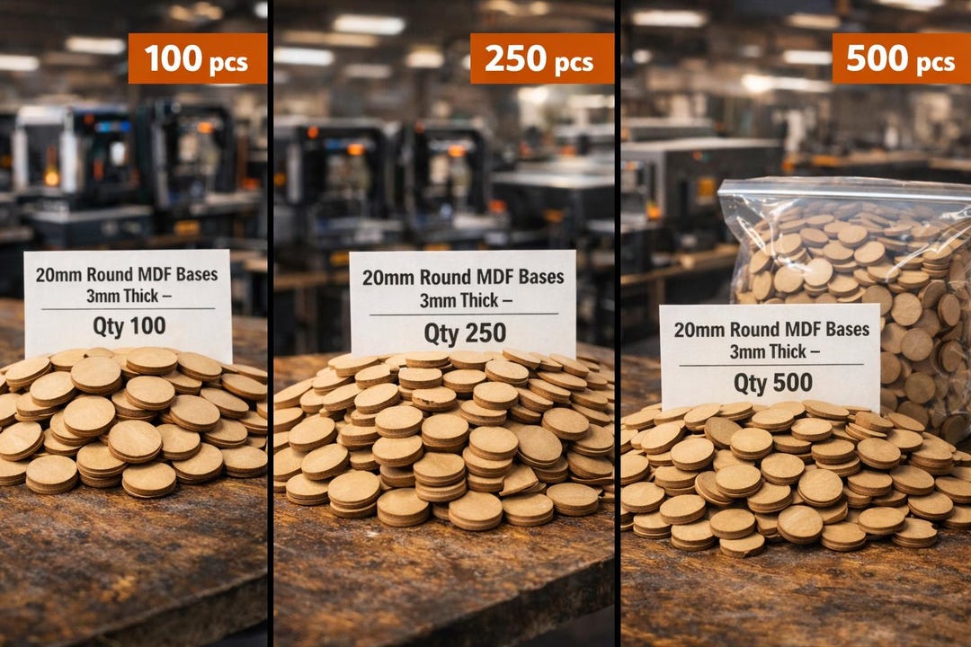 20mm Round Premium MDF Bases 3mm Thick Miniatures Tabletop Games UK - Etsy