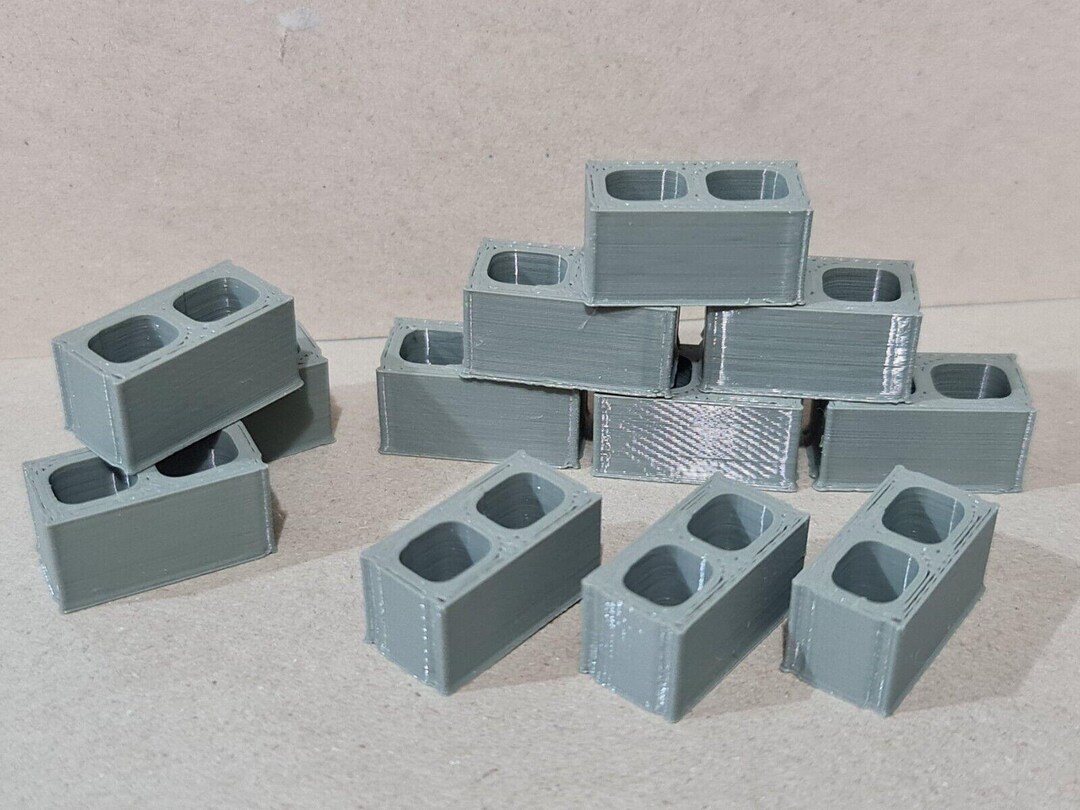 New 12 X Concrete Blocks 16mm 1:19 Scale Models Train Garden Railway - Etsy