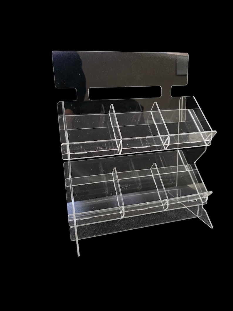 Clear Acrylic 2 Tier Counter Display Stand | Flat Pack | Retail & Craft ...