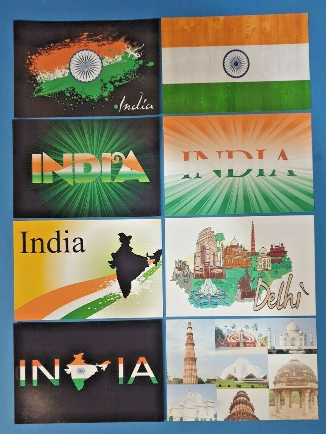 Set of 8 NEW INDIA Postcards for Postcrossing & Postcardsofkindness - Etsy