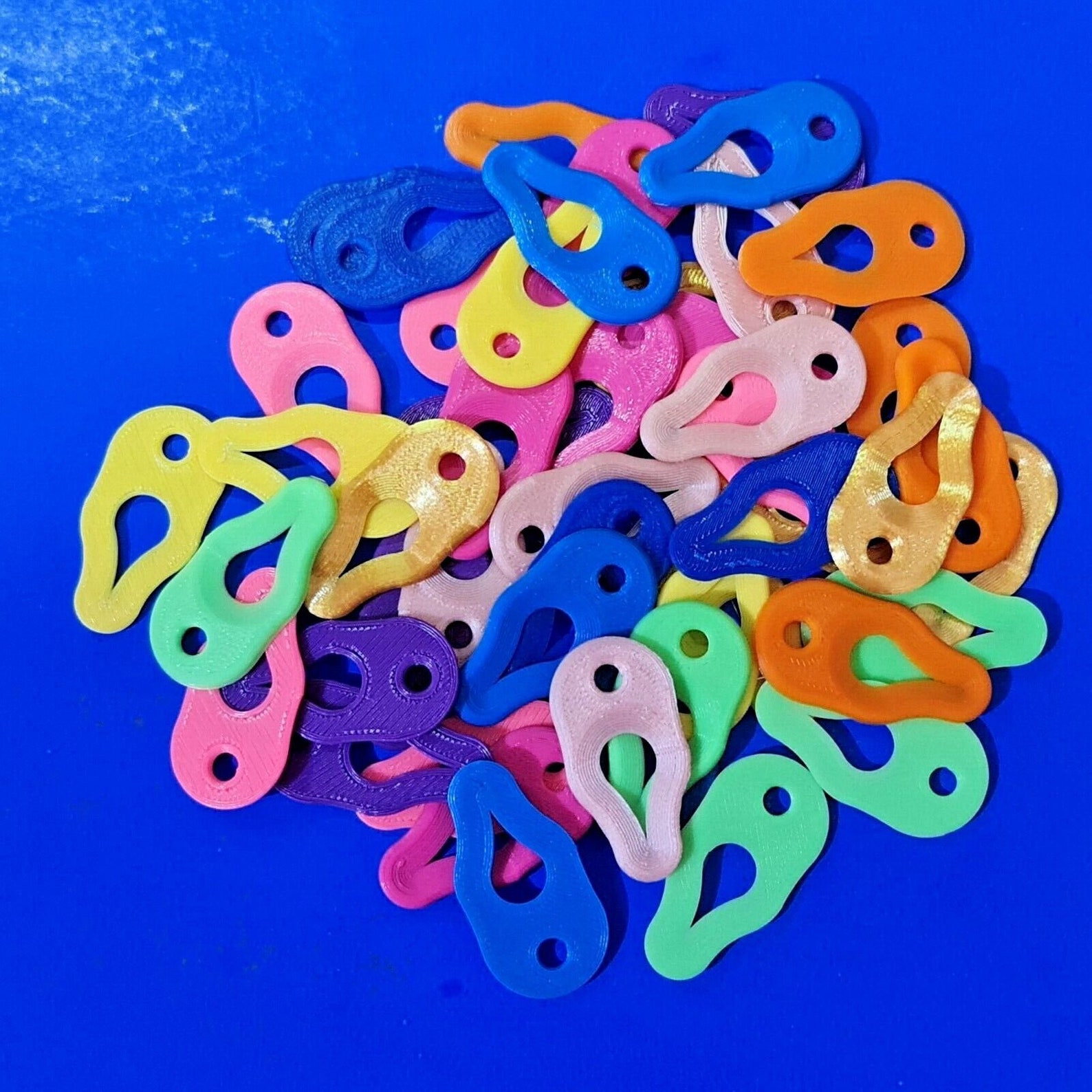 50 Pack Tick Removal Tools PLA Plastic Biodegradable, Dog Cat Horse ...