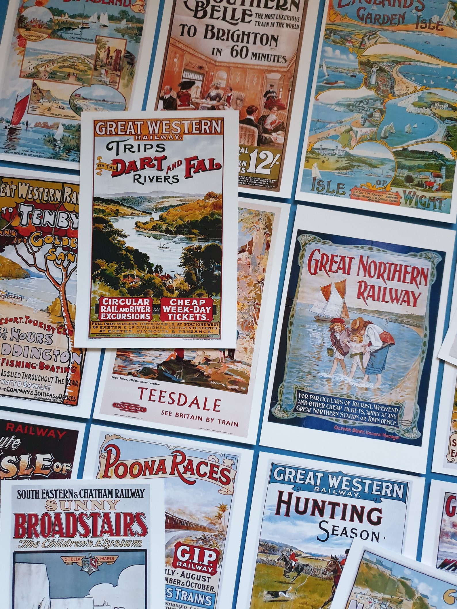 Postcards Set of 32 NEW Stunning Vintage UK GB Ireland Repro | Etsy
