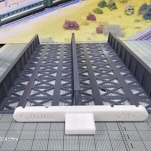 Double Track Girder Bridge 238mm Deck OO Gauge Model Railway Train ...