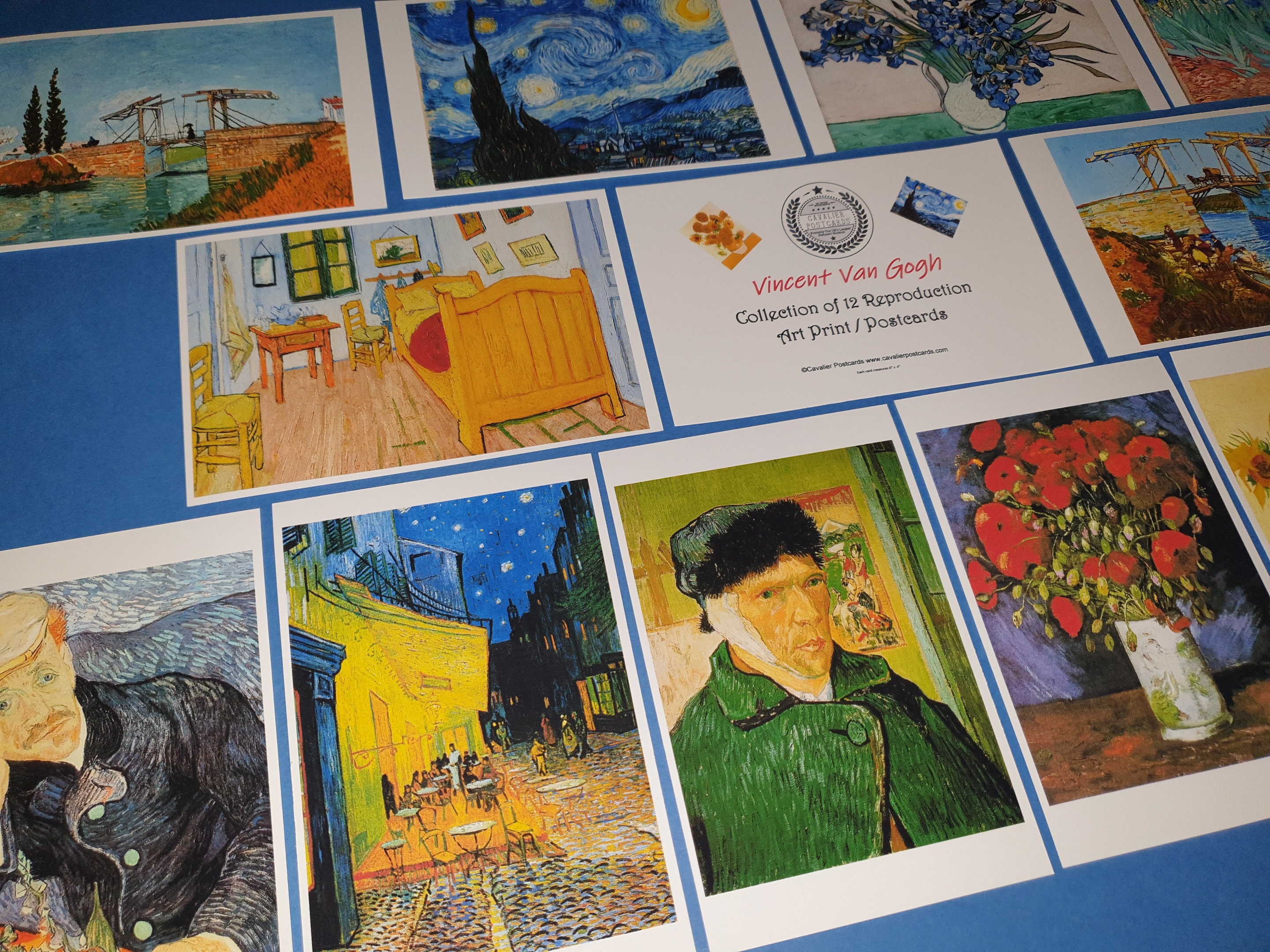 Beautiful Set of 12 NEW Vincent Van Gogh Art Paintings | Etsy