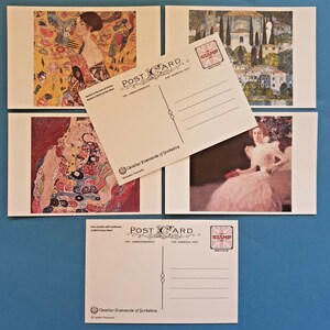 Beautiful Set of 6 NEW Gustav Klimt Symbolist Art Paintings Postcards ...