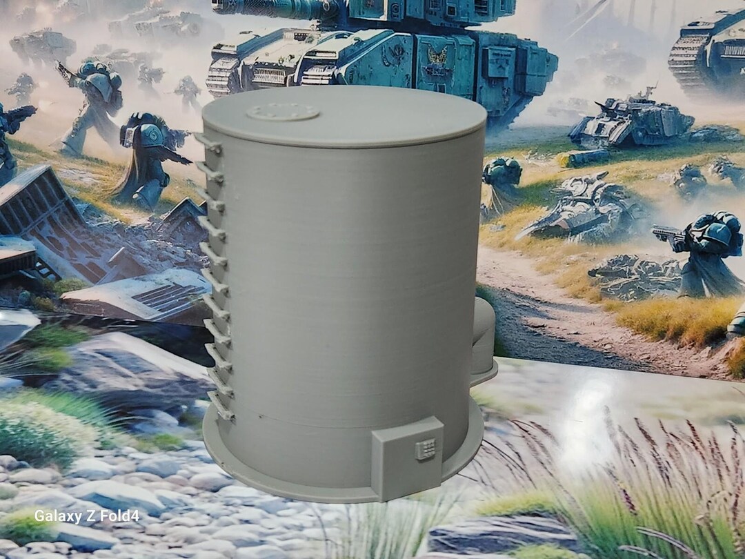 Storage Tank Tower 4" (100mm) - 28mm War Gaming Compatible Scenery - Etsy
