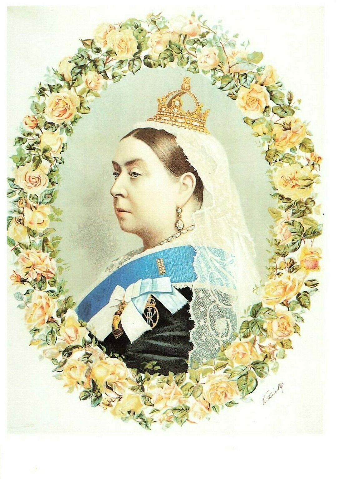 Royalty Postcard, Queen Victoria by Mayfair Cards of London NG2 - Etsy