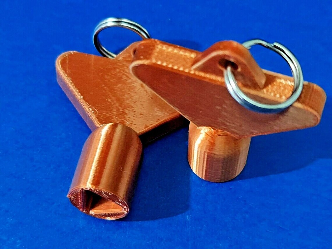 2 x Gas Electric Meter Box Utility Key Cupboard Copper PLA | Etsy