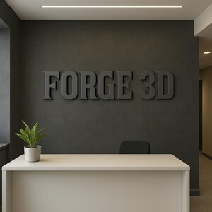 Custom 3D Printed Letters Numbers Signs Indoor or Outdoor Smooth or ...