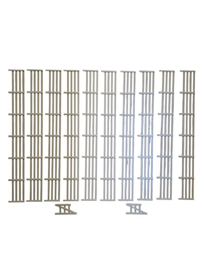 Fencing Railings OO Gauge 10 Pack Light Brown 1:76 Scale Model Train ...