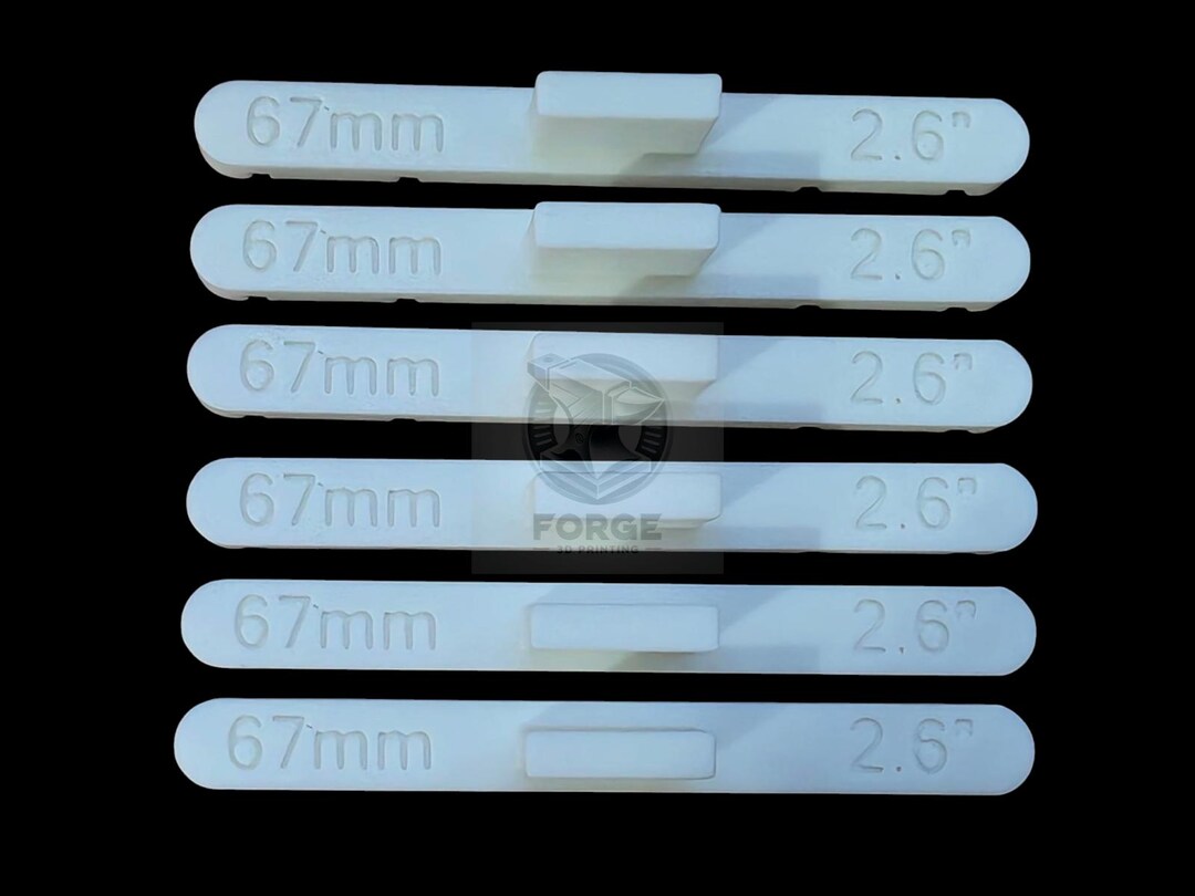 Parallel Track Tools Model Railway Train New 6 Pack White 67mm OO/HO ...