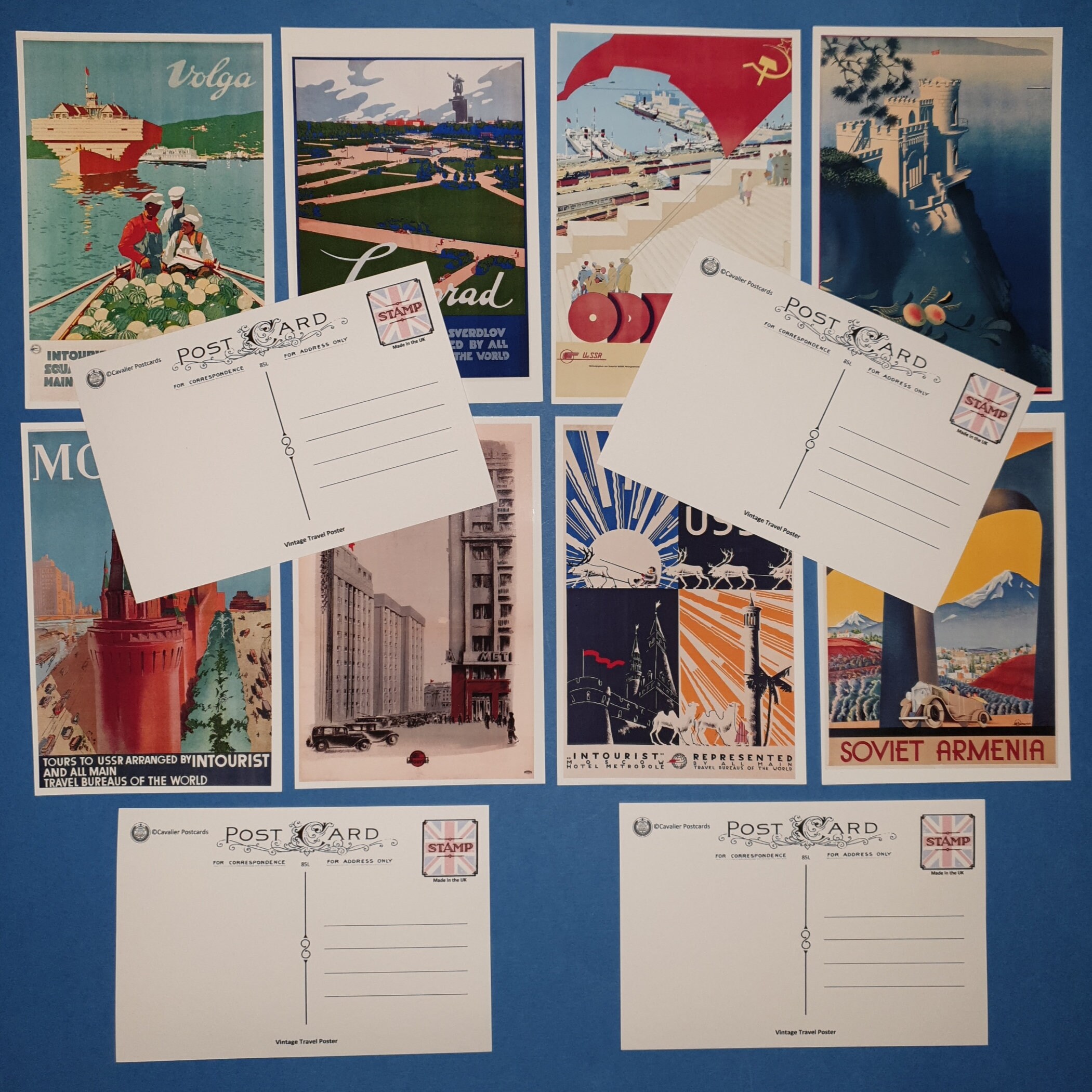 Set of 12 New Postcards Russia Soviet USSR CCCP Vintage | Etsy