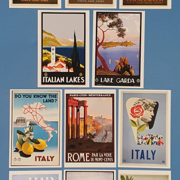Italy Postcards - Etsy