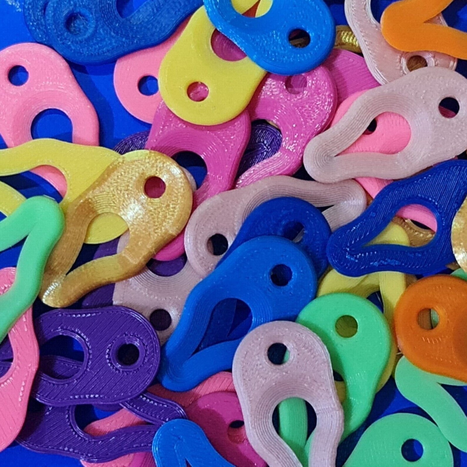 50 Pack Tick Removal Tools PLA Plastic Biodegradable, Dog Cat Horse ...