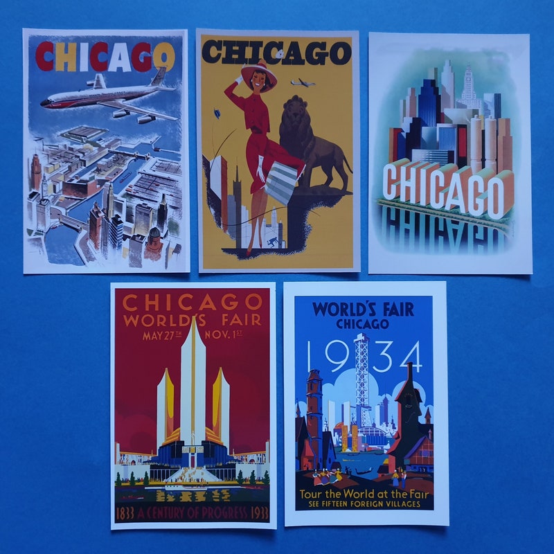 Chicago Postcard - Etsy