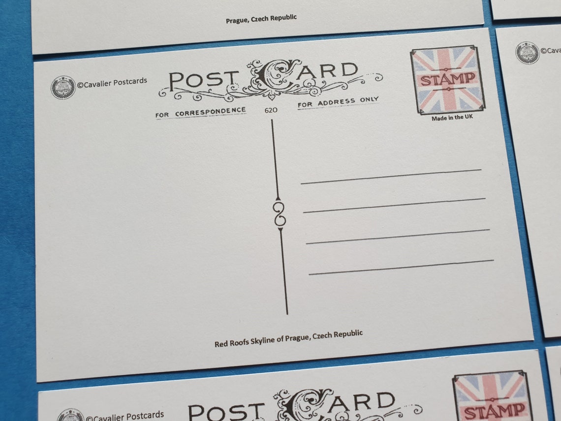 Quality Set of 6 Brand New Glossy Postcards PRAGUE Czech | Etsy