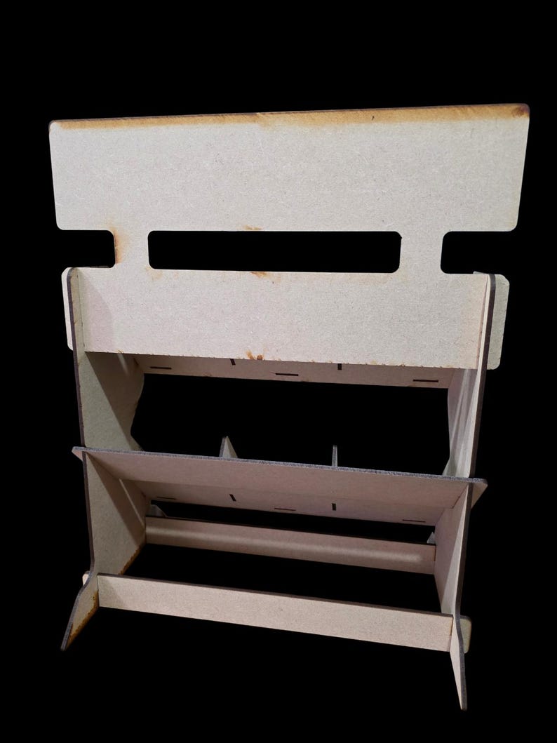 MDF Counter Display Stand Shelves Shelf 300mm Wide - 3mm Laser Cut Flat ...