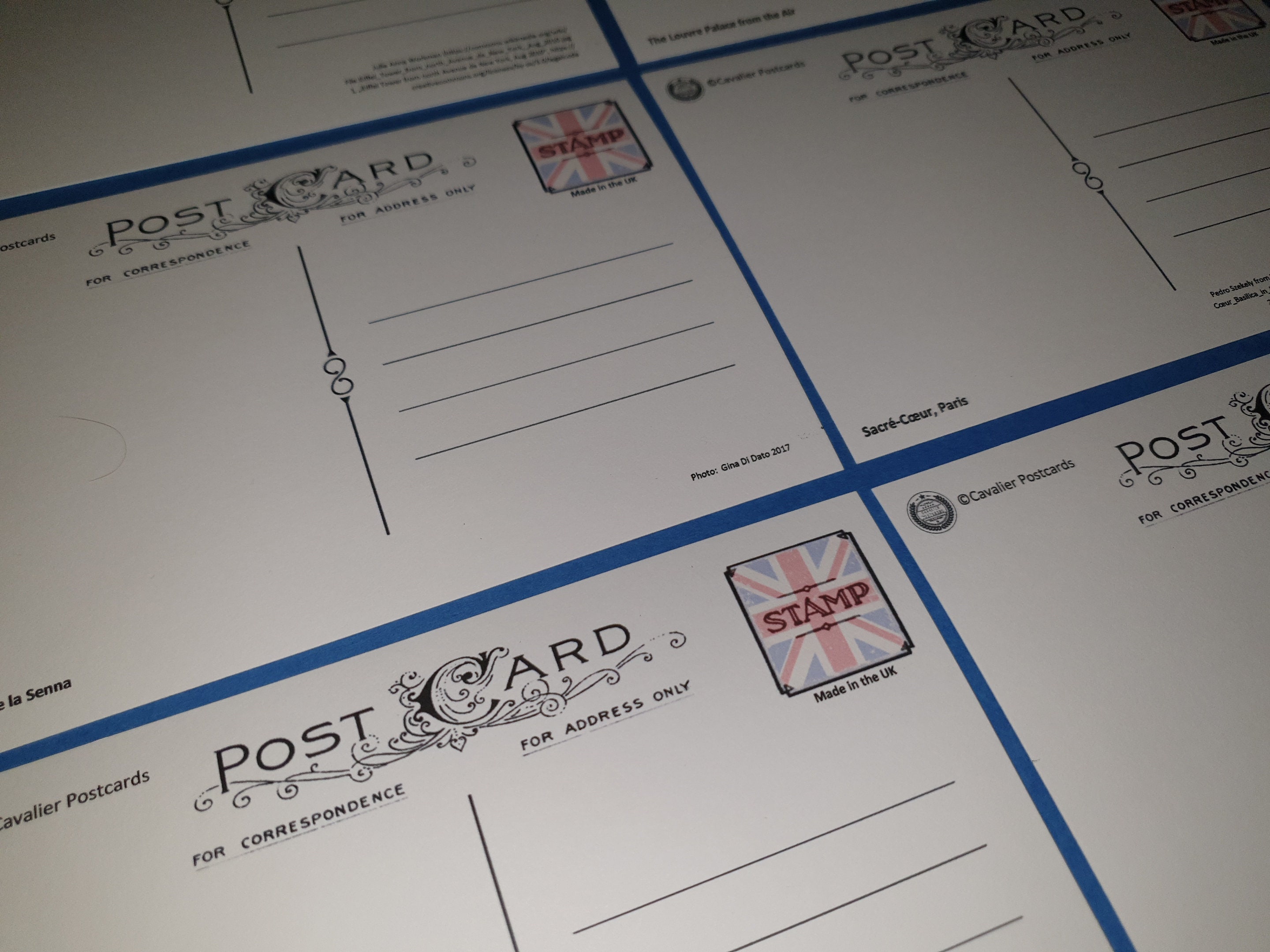 Set of 6 Brand New Glossy Postcards Paris Landmarks France | Etsy