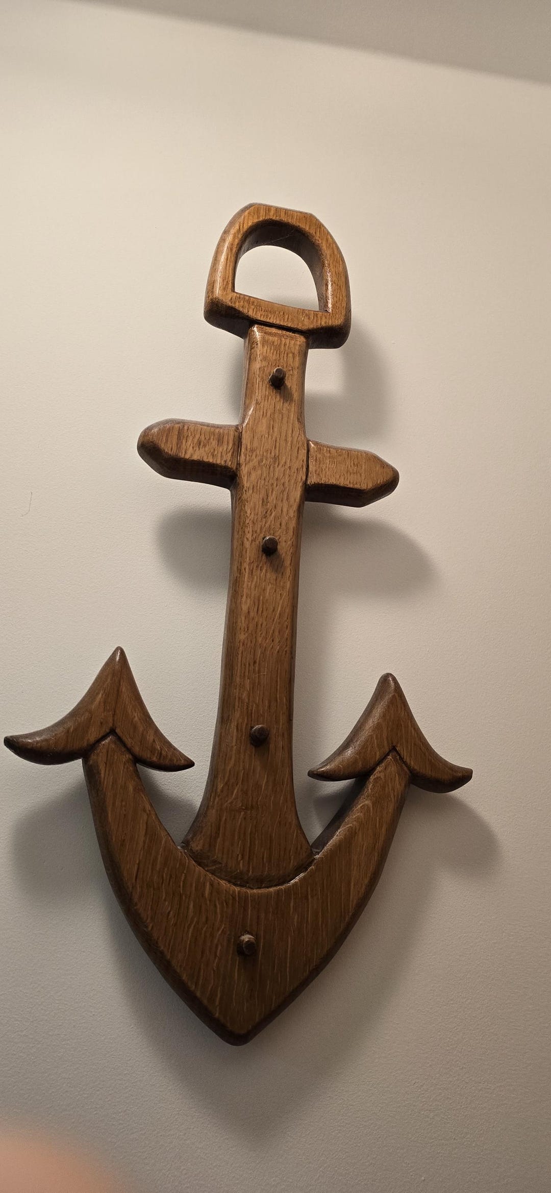 Handcrafted Wooden Anchor Wall Decor – One-of-a-kind Nautical Piece (69 ...