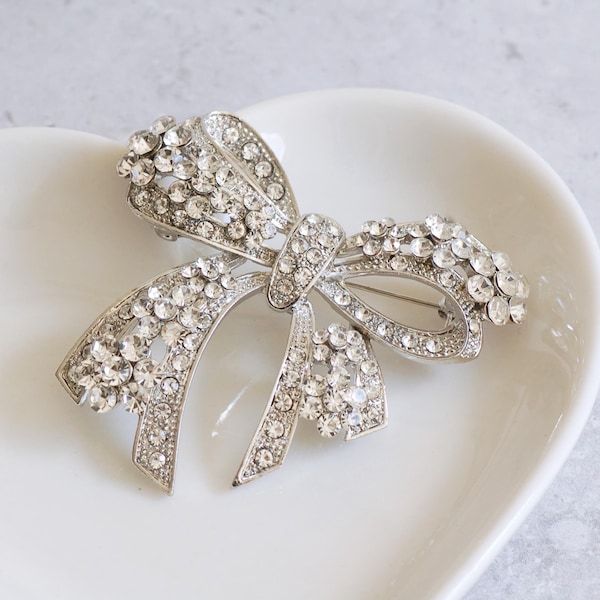 Bow Brooch - Etsy