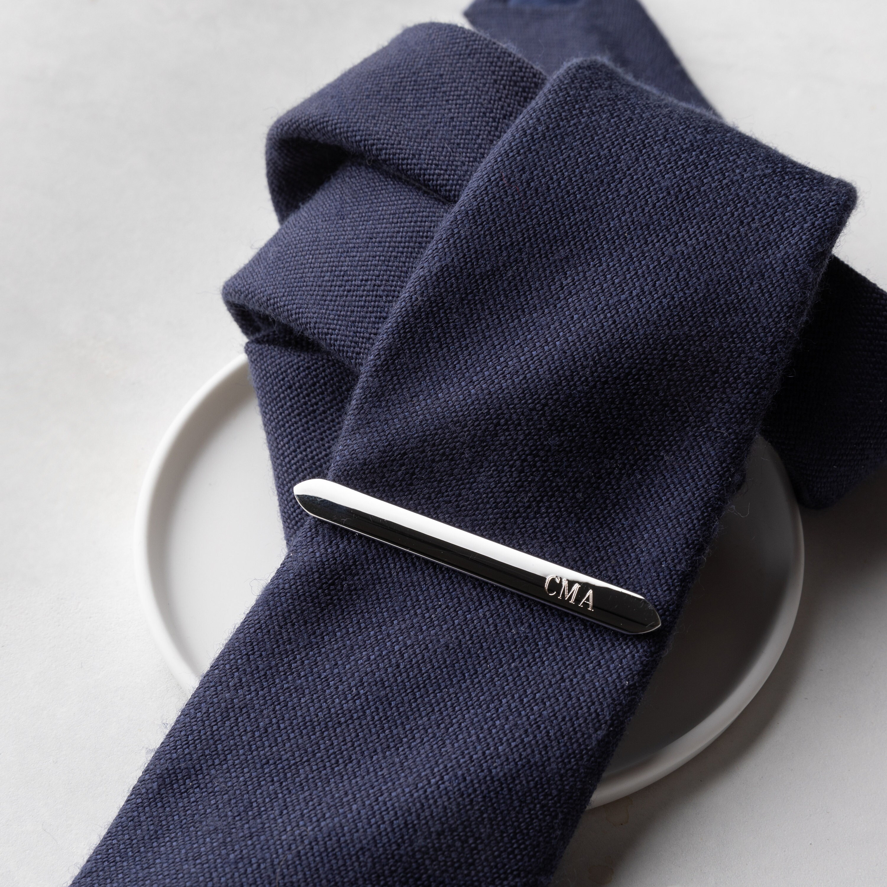 Personalised Tie Clip Engraved Tie Clip Men's Tie Clip - Etsy