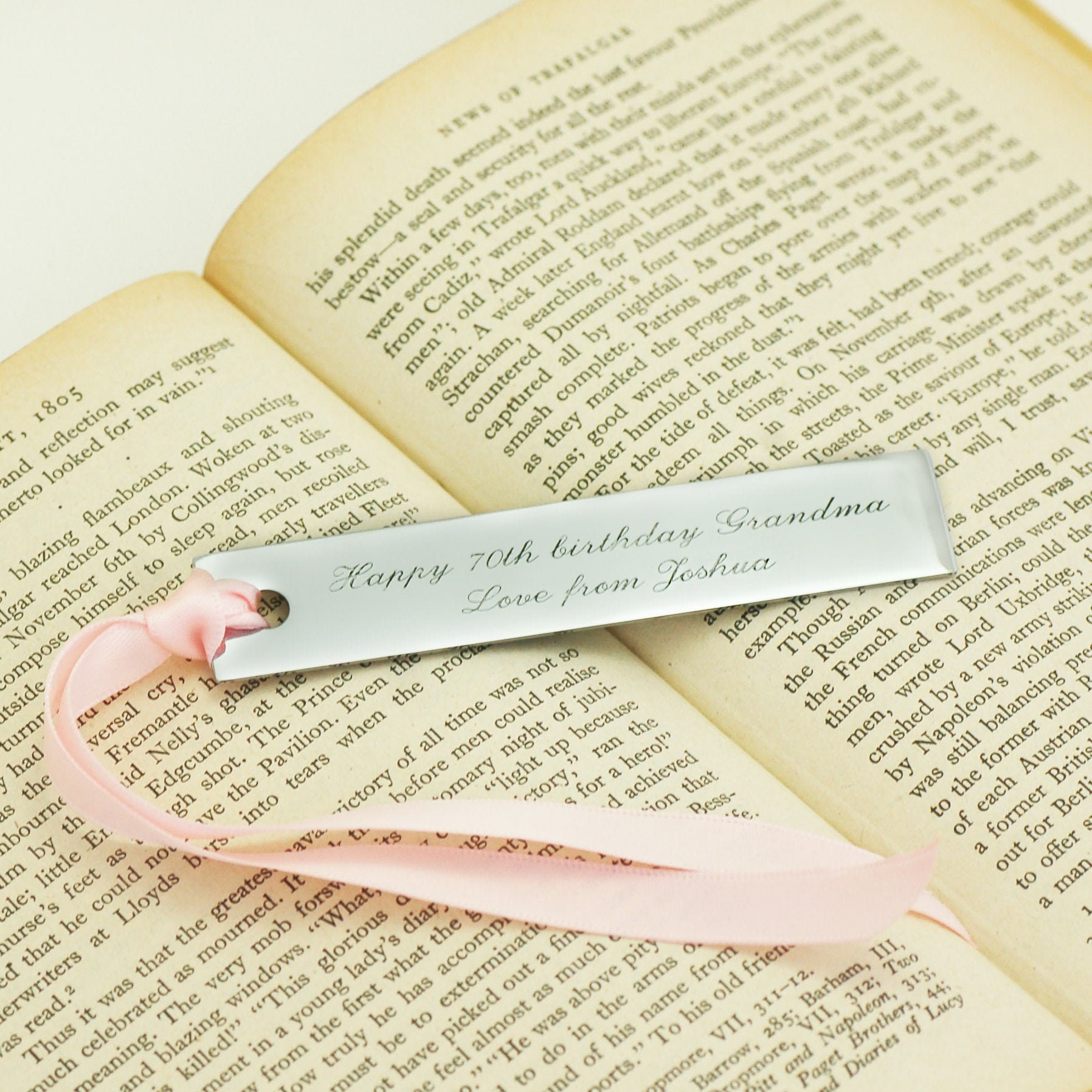 Personalised Bookmark Engraved Bookmark Personalised Quote | Etsy
