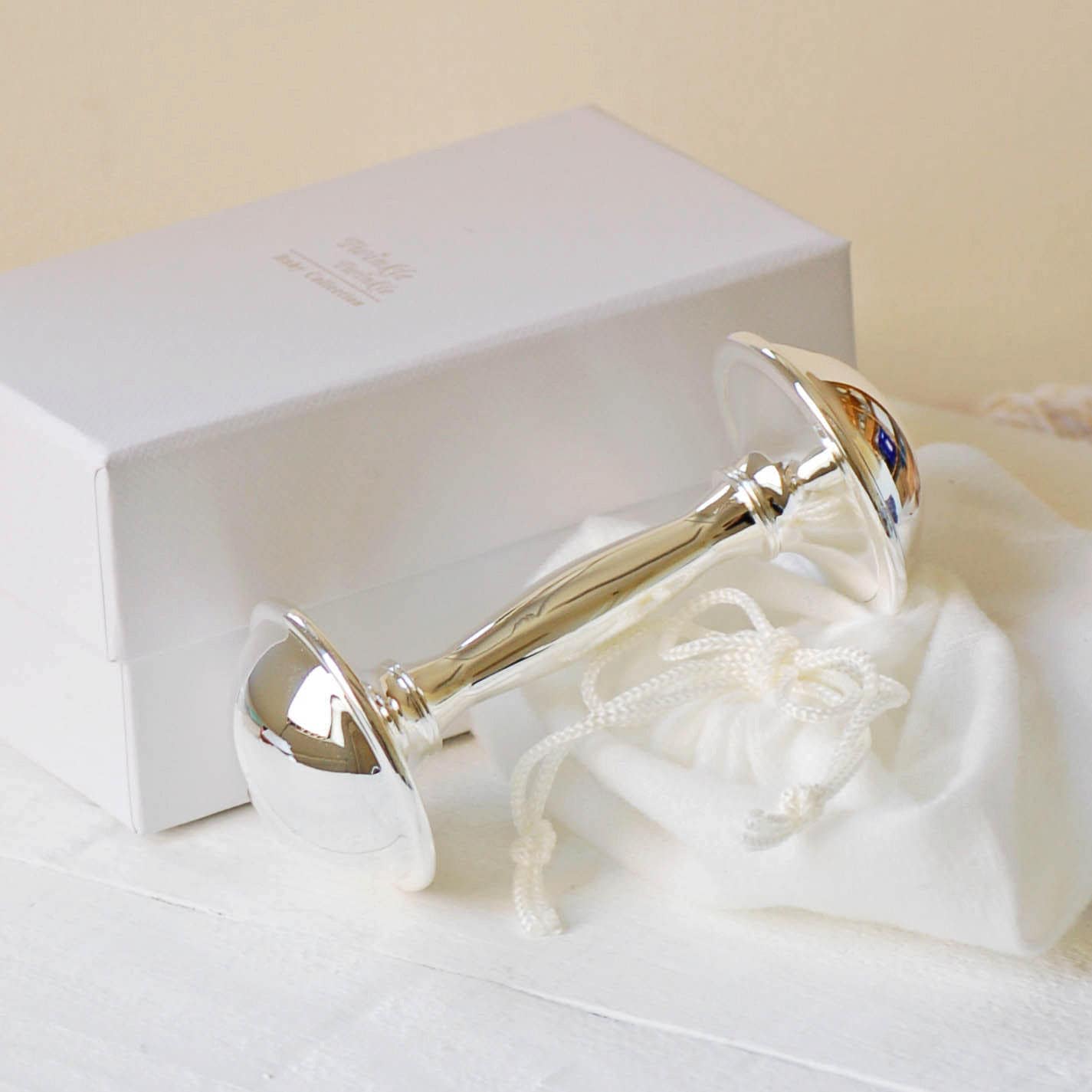 Engraved Silver Plated Rattle, Personalised Baby Rattle, Silver ...