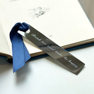 Personalised Bookmark, Engraved Bookmark, Personalised Quote Bookmark ...