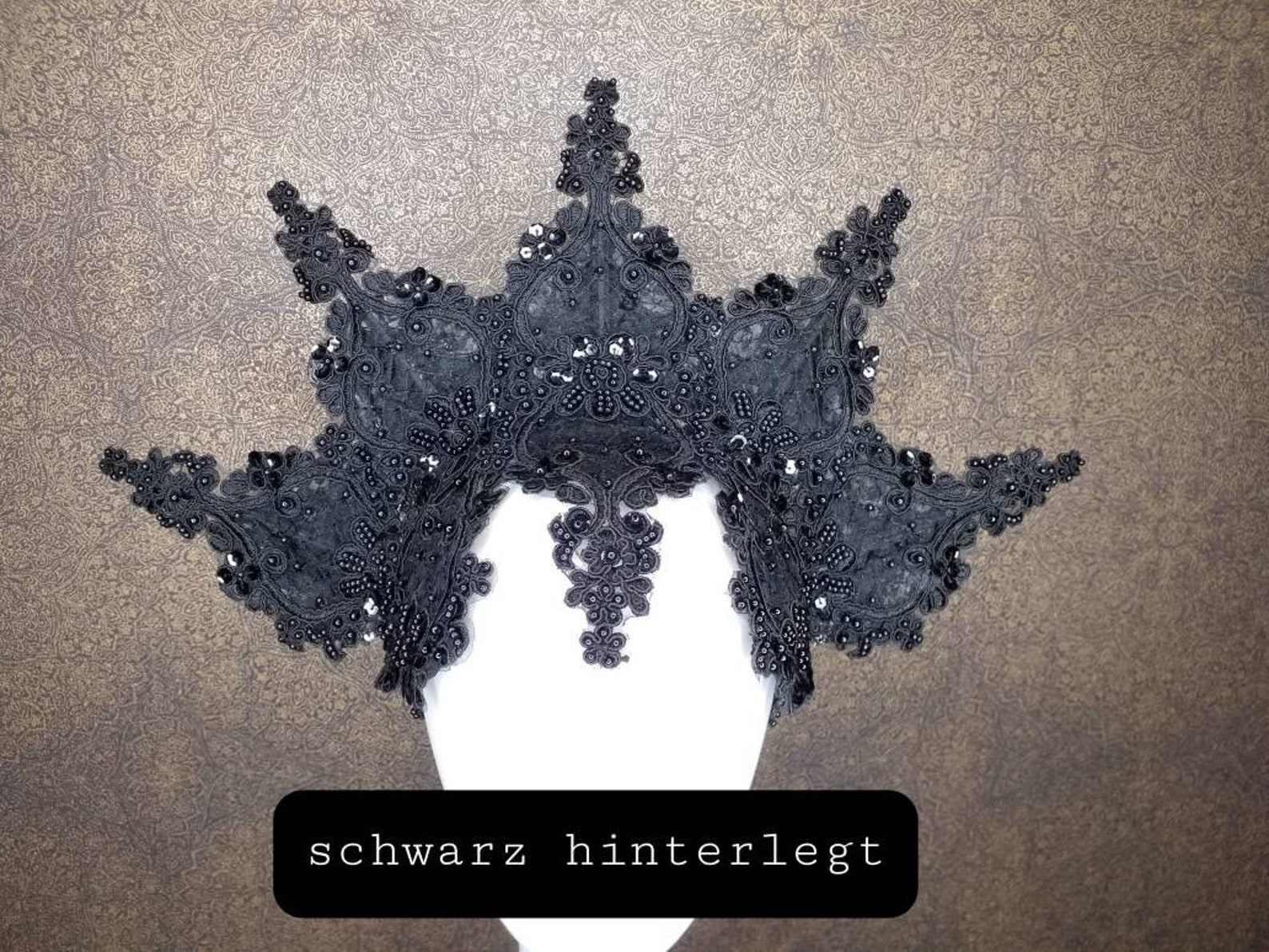 Gothic Krone Crown Headpiece Wicca Occult Queen Headdress | Etsy Singapore