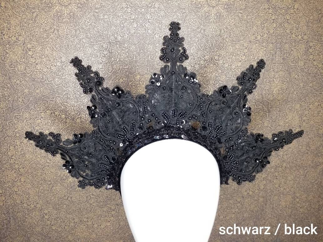 DELIA Gothic Krone Crown Headpiece Wicca Occult Queen - Etsy
