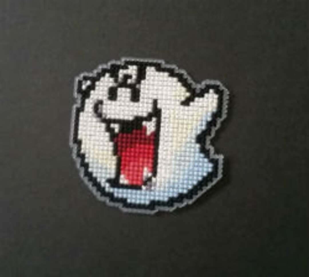 Boo Mario Cross Stitch Pattern - Etsy