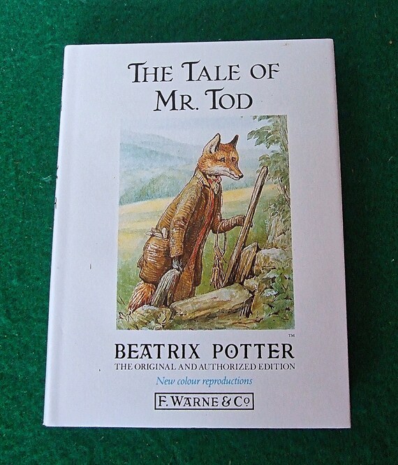 Beatrix Potter the Tale of Mr Todd 1990th in Very - Etsy