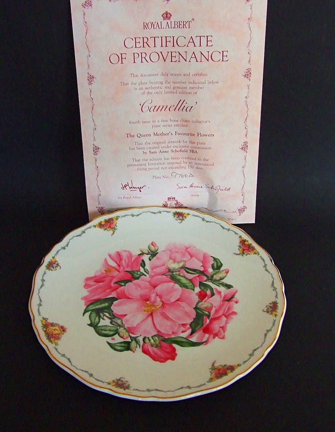 Royal Albert the Queen Mother’s Favourite Flowers Collectors Plate ...