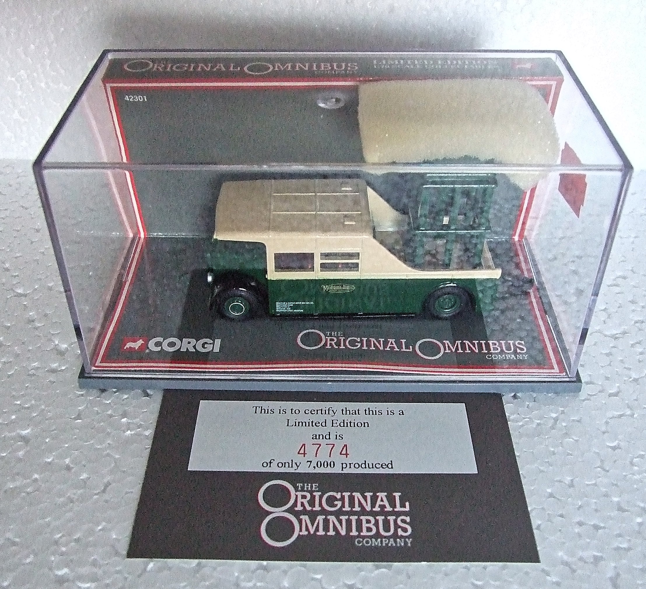 Corgi Original Omnibus Company 41601 1/76 Scale Bristol Tower Wagon No ...