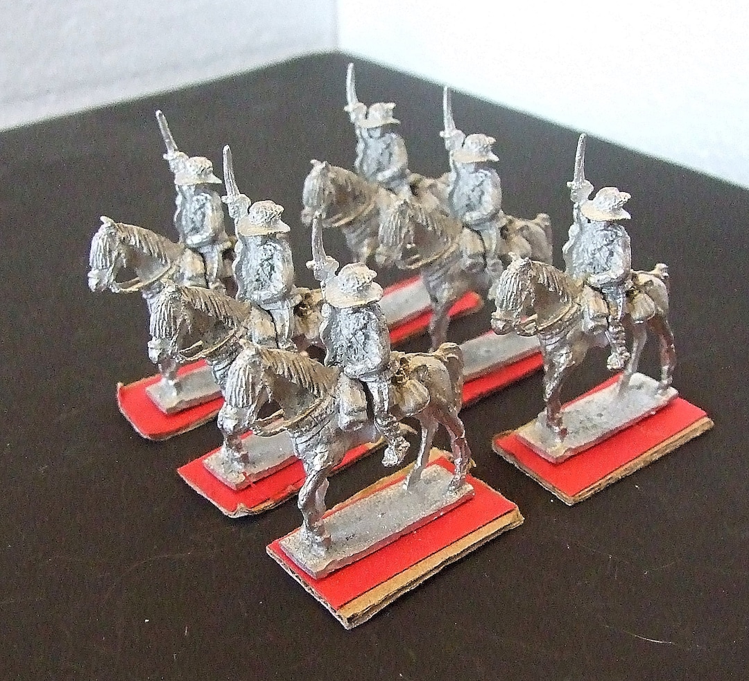 Wargames 6 Vintage Wargames 28mm Metal Continental Wars Boer War Boers ...