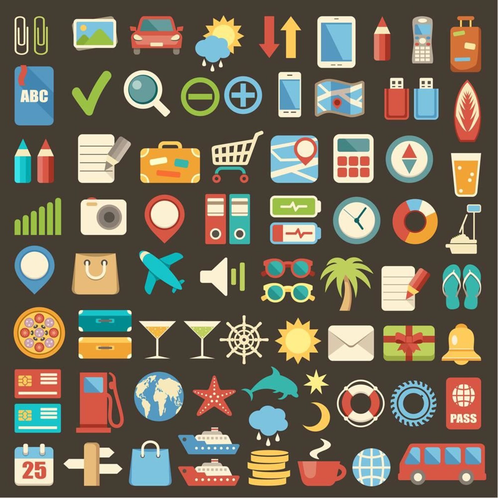 10,000 Premium Icons With More Than 200 Categories - Etsy