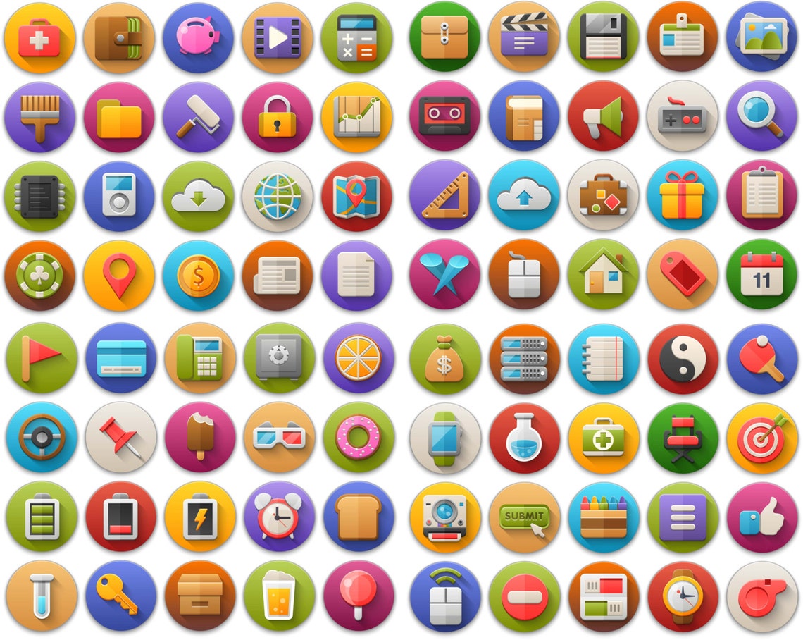 10,000 Premium Icons With More Than 200 Categories - Etsy