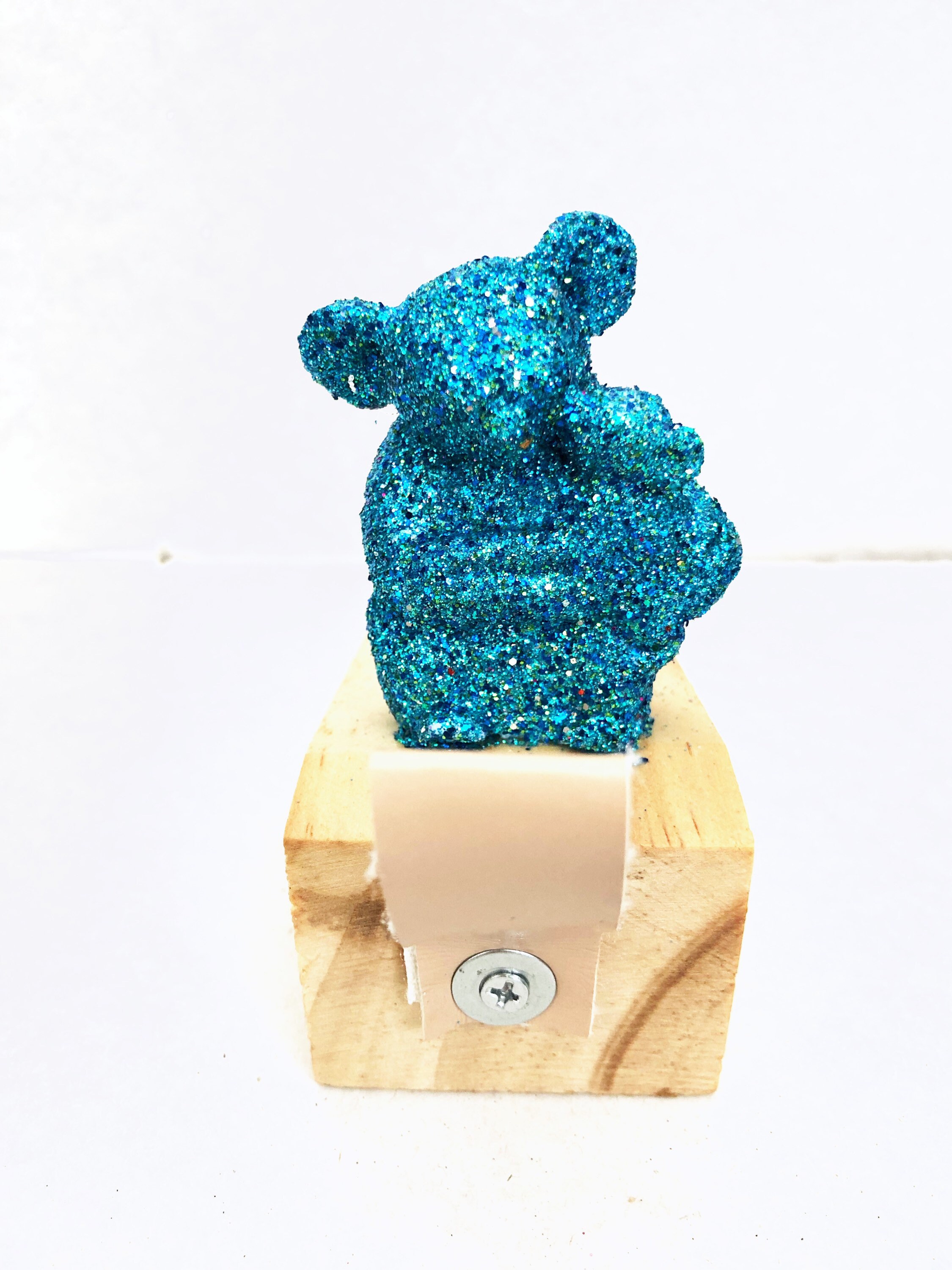 Blue Glittery Koala Door Stop / Koala Animal Doorstop Door - Etsy