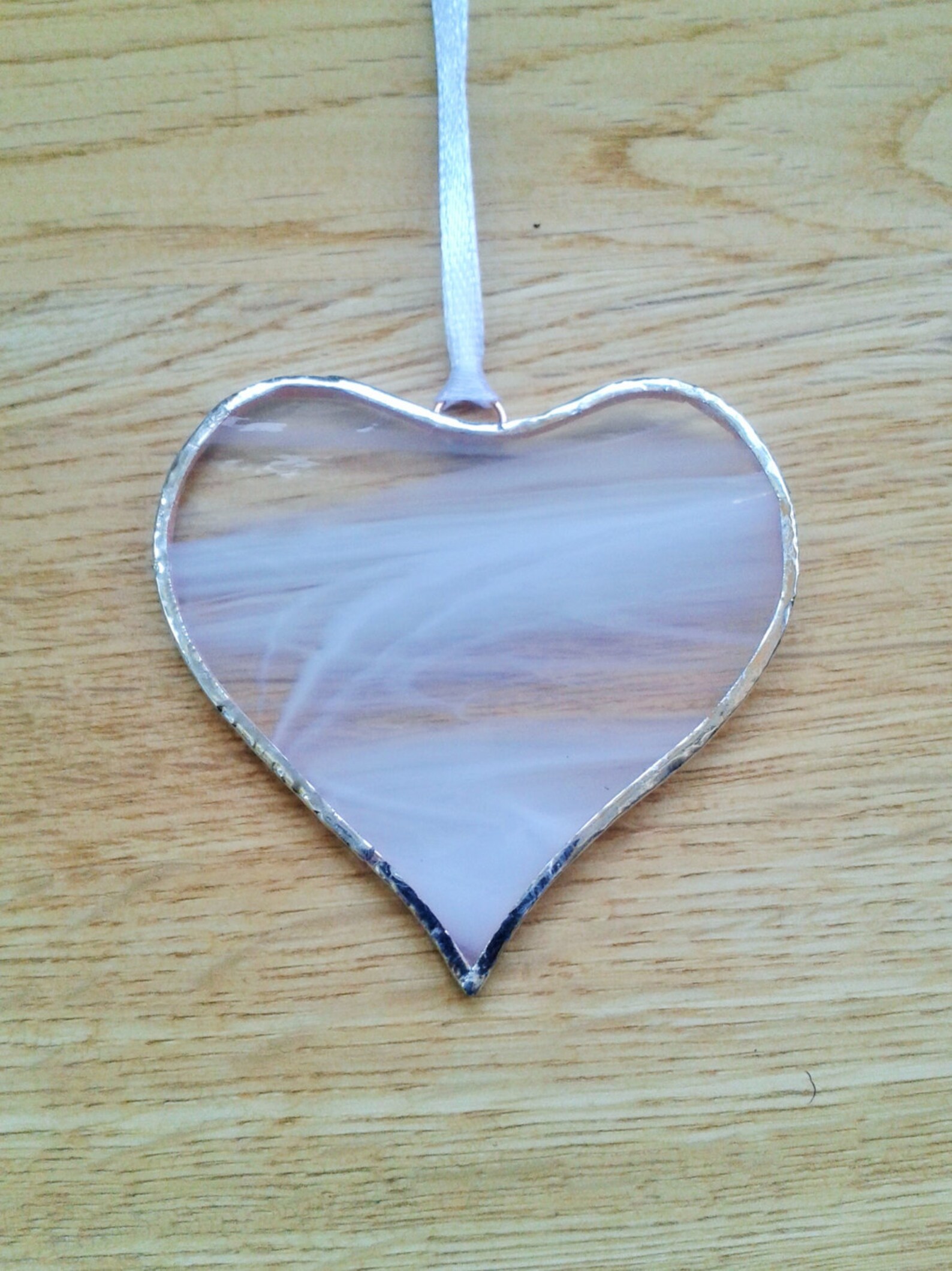 Wispy White Mini Heart Suncatcher Tree Decoration Valentines - Etsy