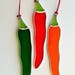 Stained Glass GREEN Chilli Pepper Suncatcher, Green Glass, Chilli Lover ...
