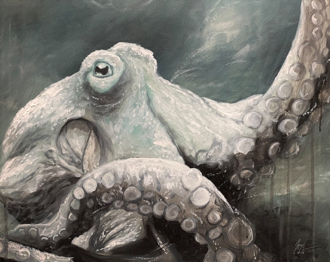 Octopus, Octopus Painting, Octopus Art, Octopus Print, Octopus Picture ...