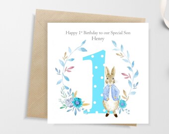 Peter rabbit card | Etsy