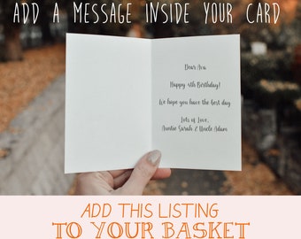 Message Inside Card | Etsy