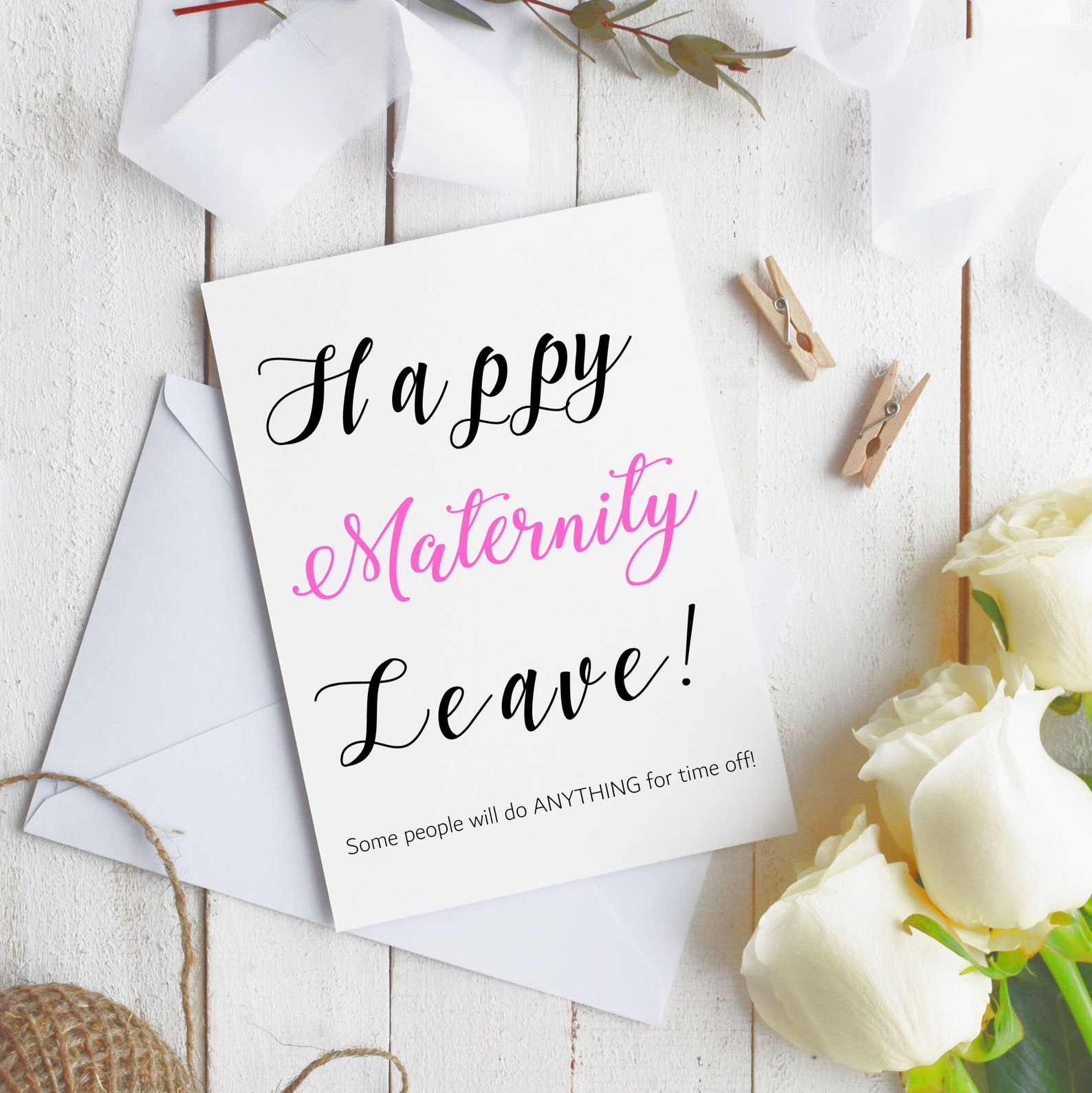 Maternity Leave Card Congratulations Baby Card Mum to Be Card - Etsy Israel