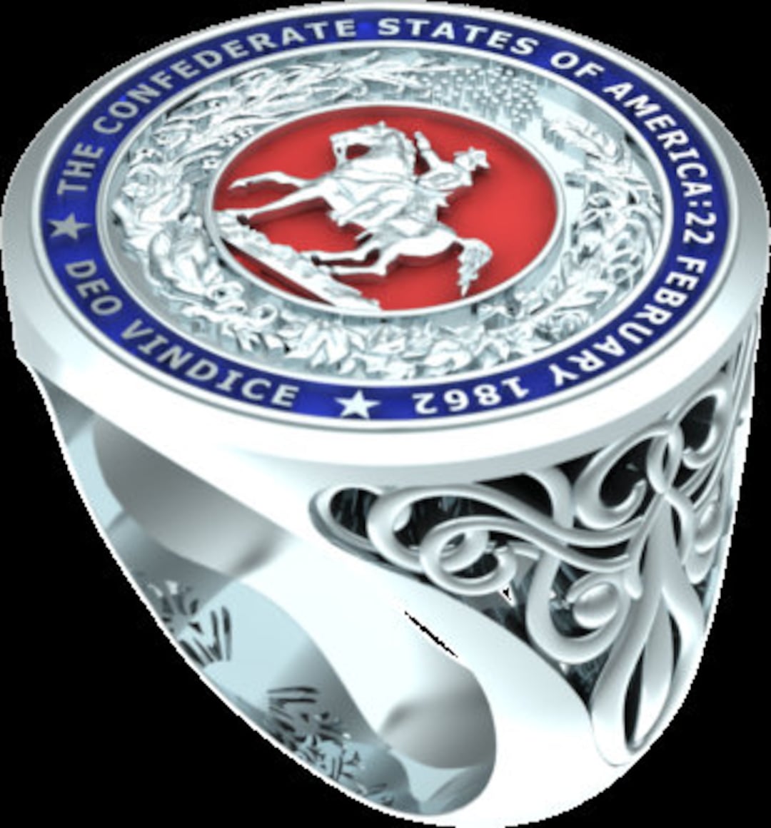 Confederate States Seal Ring - Etsy