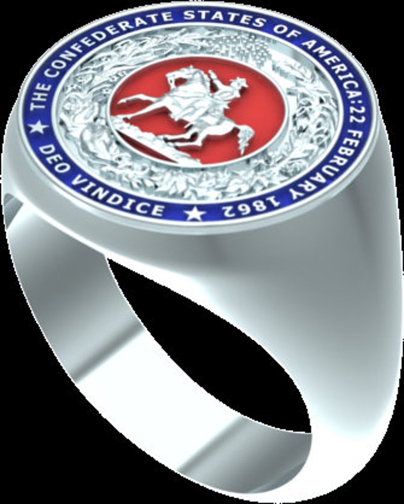 Signet Ring With the Seal of the Confederate States - Etsy