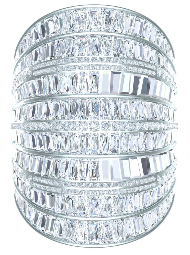 Diamond Finger Ring - Etsy