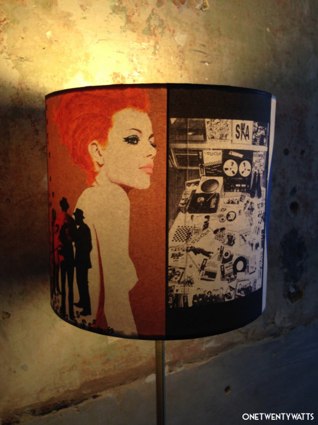 Retro 60's Urban Lifestyle Inspired Lamp Shade - Etsy